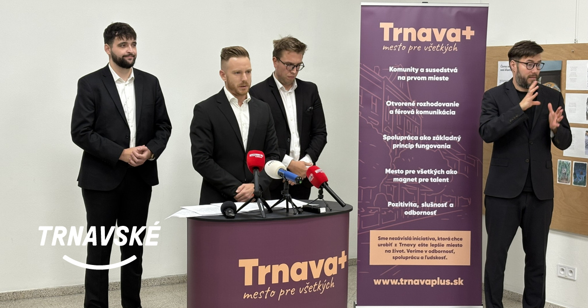 Nová občianska iniciatíva Trnava+ chce tvoriť mesto pre všetkých ...